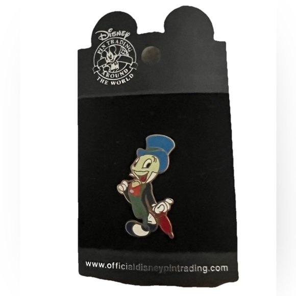 Disney | Jewelry | Jiminy Cricket Walt Disney Pinocchio Pin Authentic ...